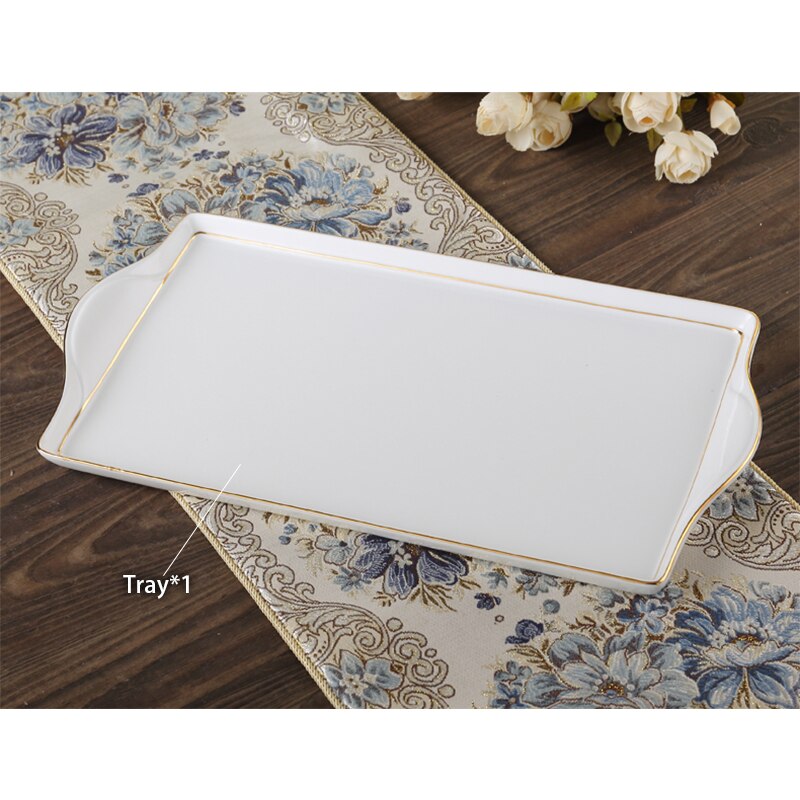 Gold Inlay Bone China Coffee Set British Porcelain... – Grandado