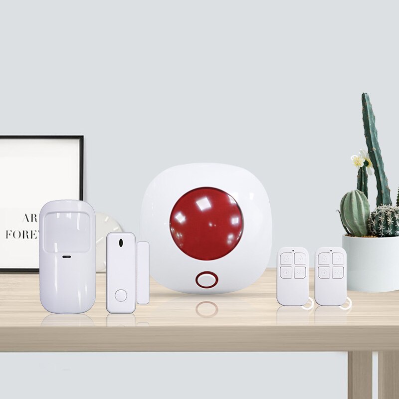 alarm strobe siren light wireless alarm flash sire... – Vicedeal