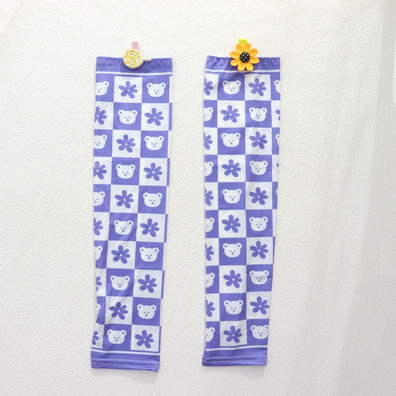 Summer Cartoon Cute Bear Arm Sleeves Print Arm Sle... – Grandado