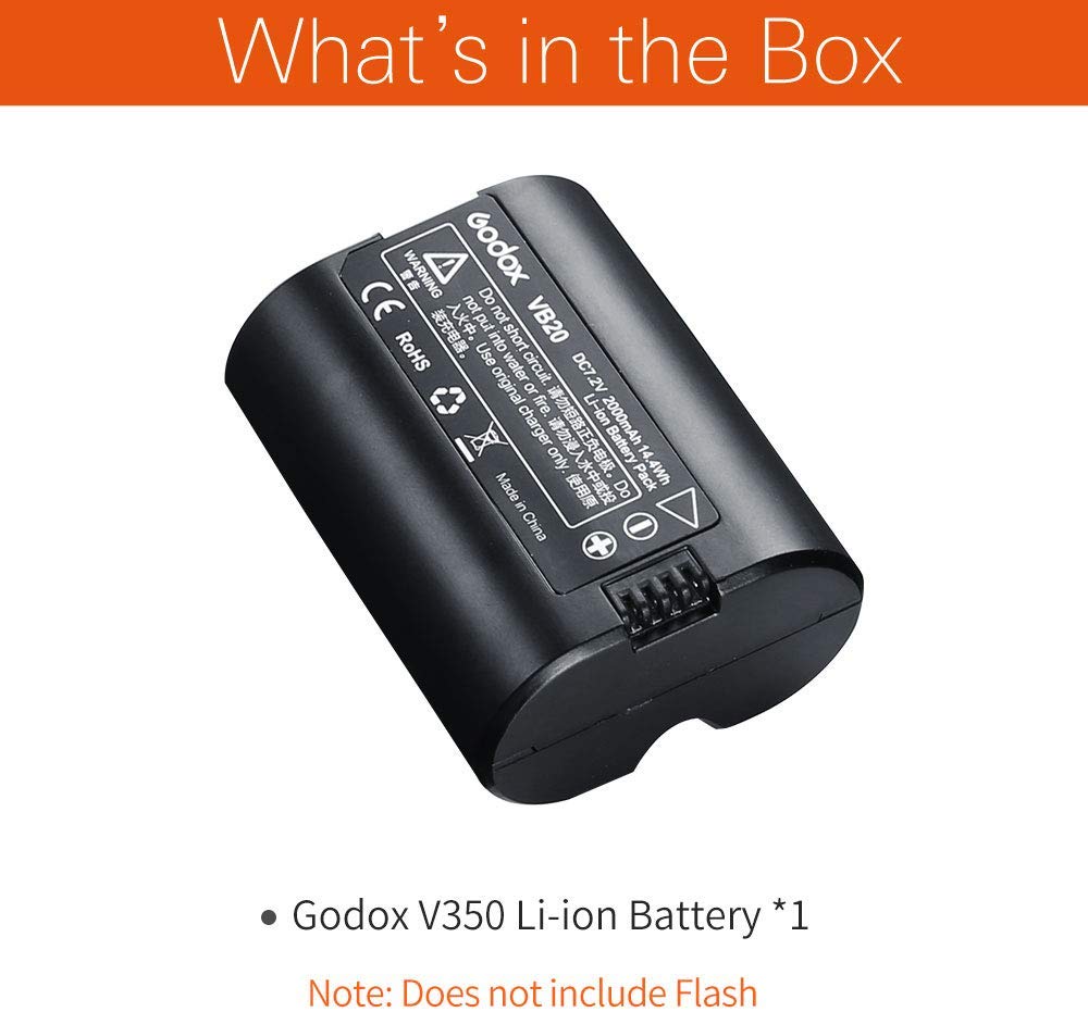 Godox VB20 Battery Pack 14.4V 2000mAh for Godox V3... – Vicedeal