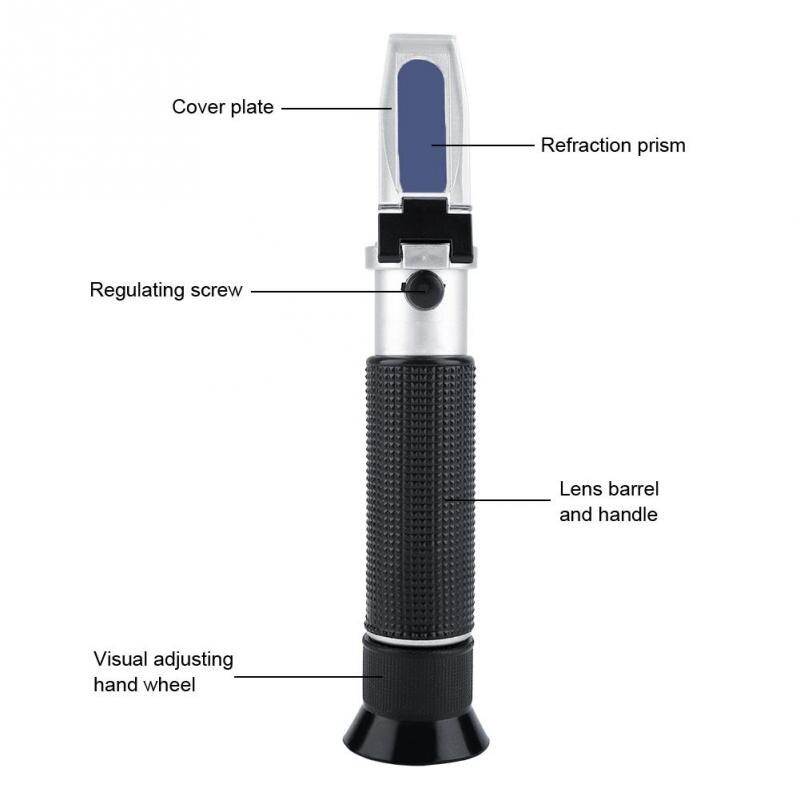 Handheld 0-100% Salinity Refractometer Salinometer... – Vicedeal