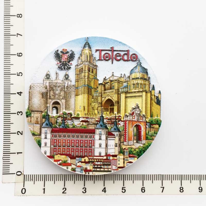 Spain Fridge Magnets Madrid Toledo Valencia Sevill... – Grandado