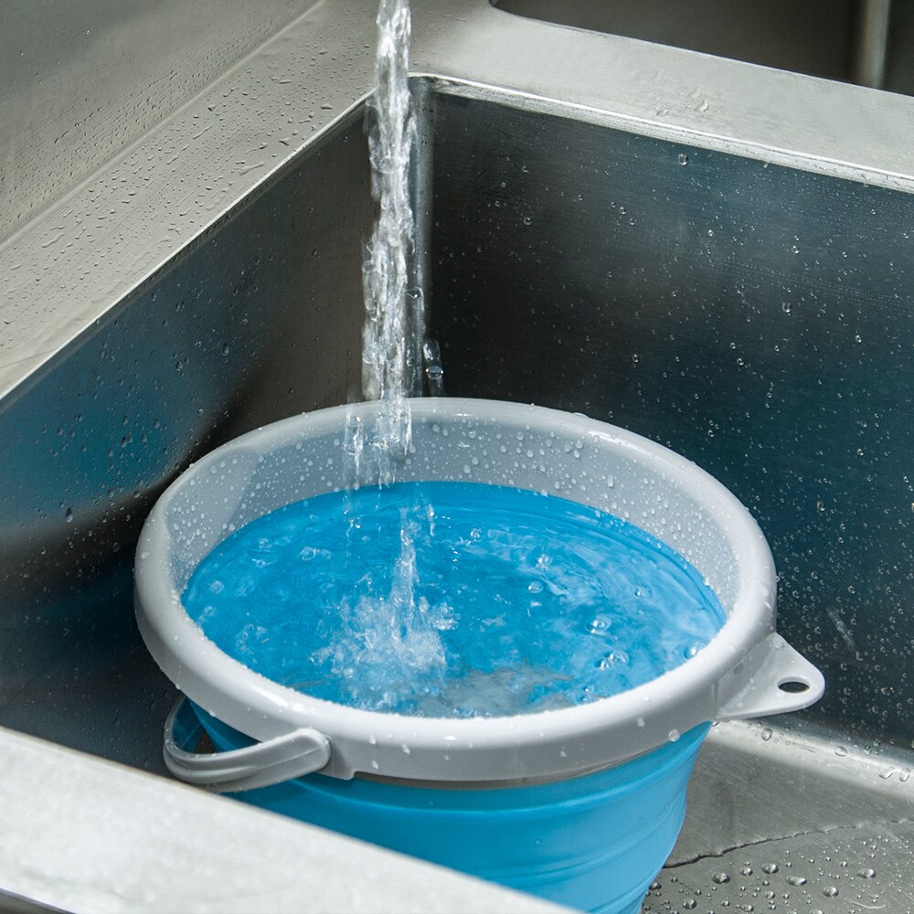 XYj Collapsible Plastic Bucket Foldable Round Tub ... – Grandado