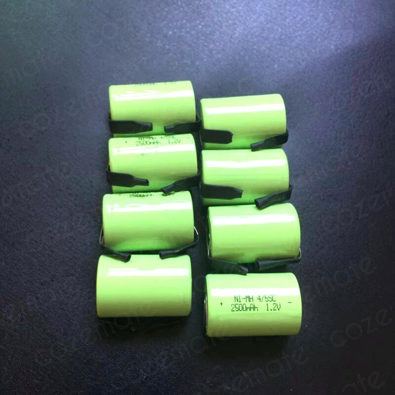 8pcs 1.2v 2500mah 4/5 Subc Sub C Sc Nimh Rechargea... – Grandado