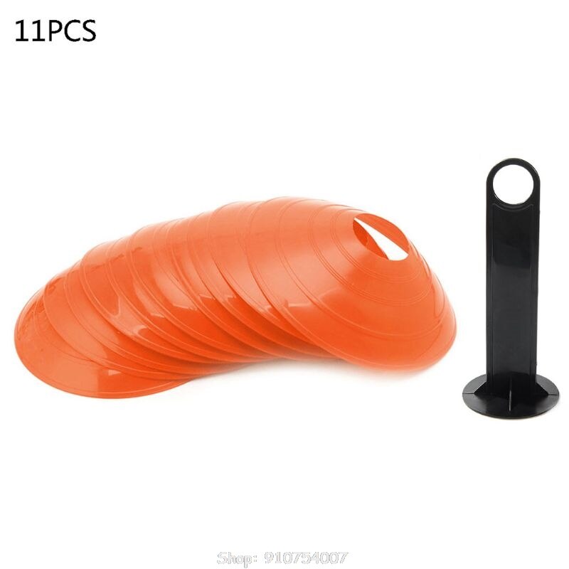 11 Pack Soccer Cones Disc Cone Sets with Holder an... – Grandado
