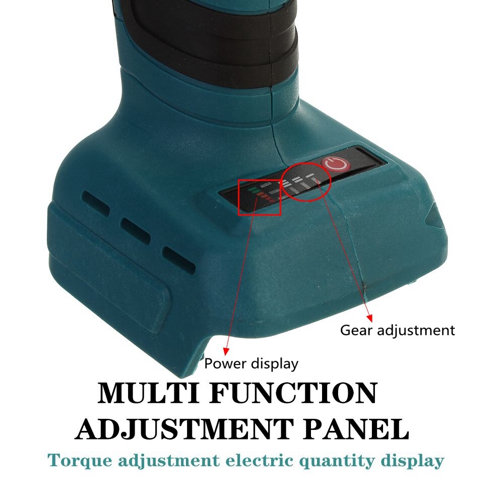 800W 125mm 3 Speed Brushless Cordless Impact Angle... – Grandado