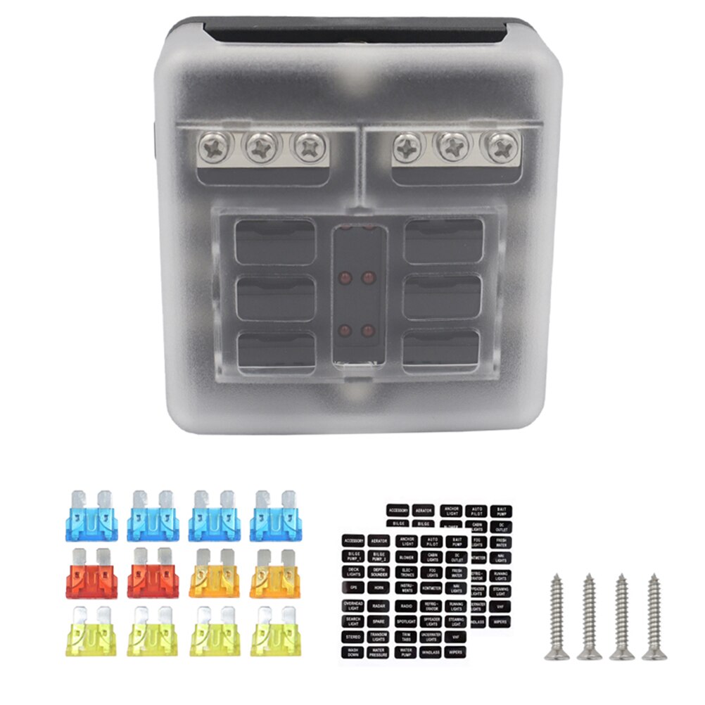 1 Set Fuse Box Practical Replacement Car Fuse Bloc... – Vicedeal