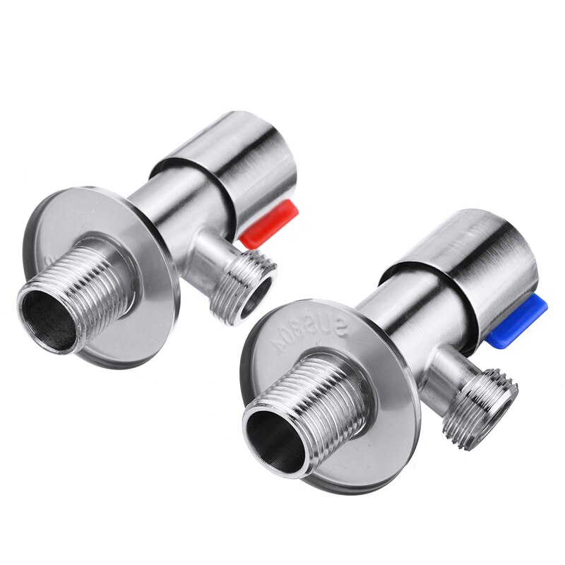 2pcs Triangle 1/2' Ball Valve Large Flow 3-way Wat... – Grandado