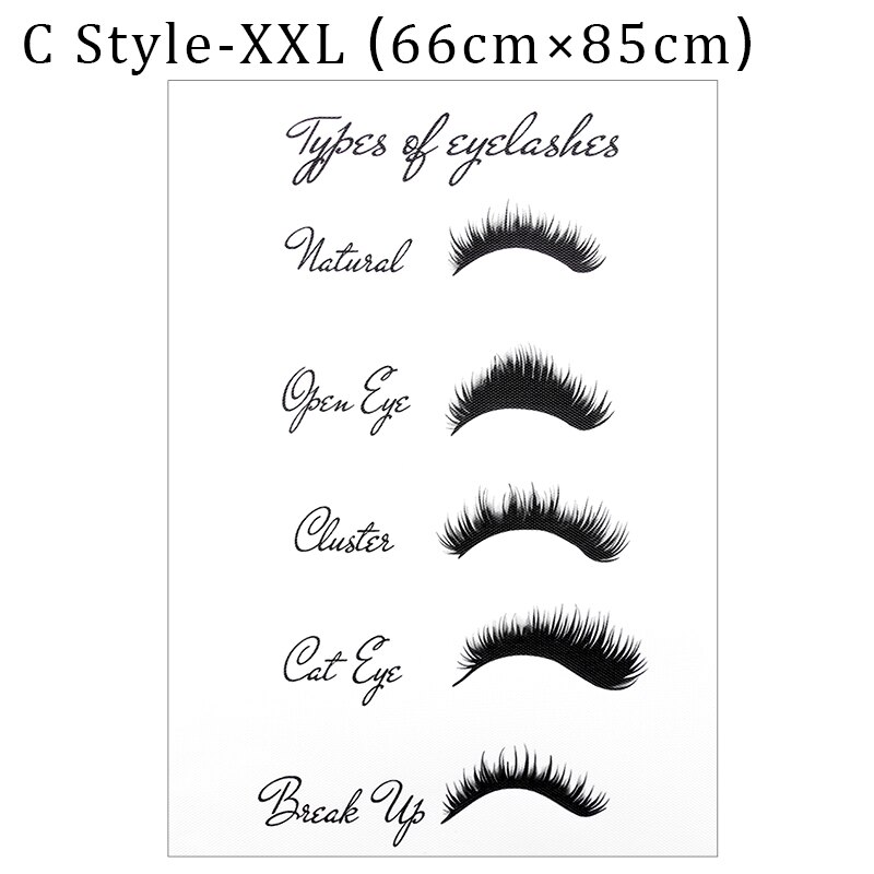Eyelash Decoration Posters and Prints Salon Makeup... – Grandado