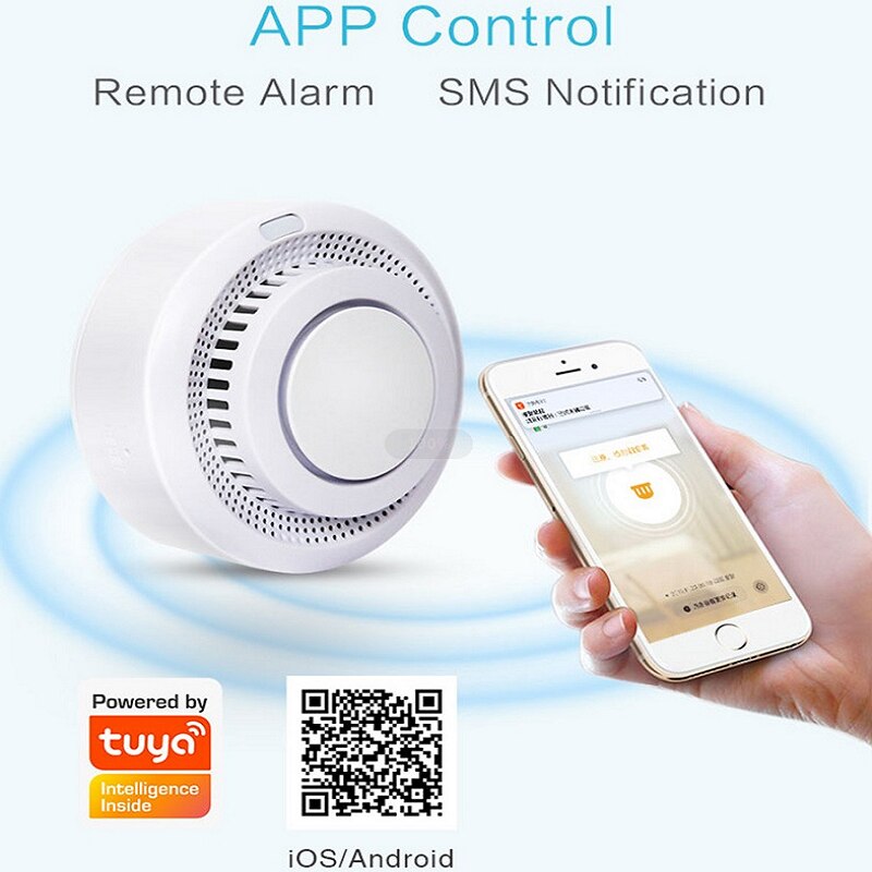 Unique Tuya WiFi Smoke Alarm Fire Protection Smoke... – Grandado