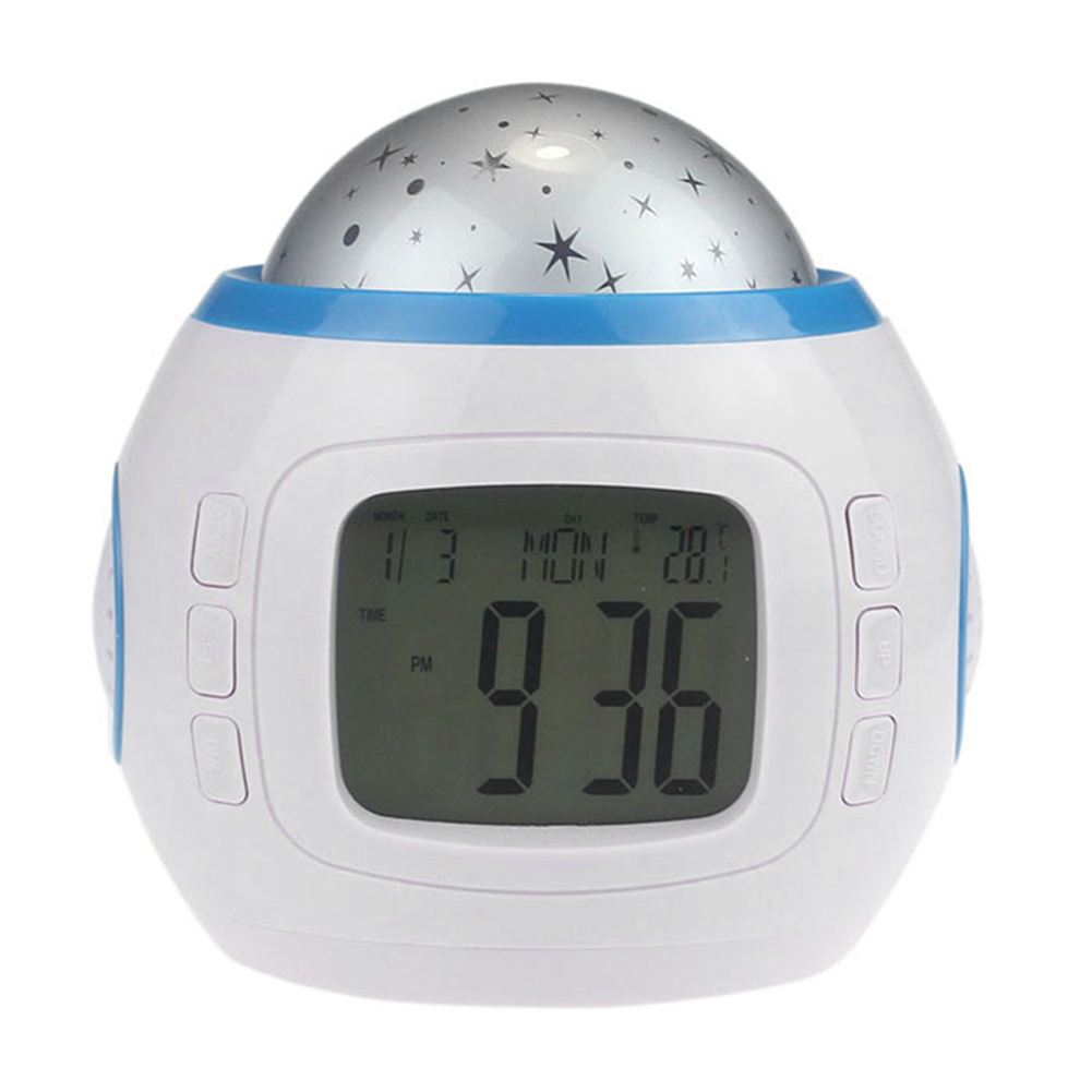 Alarm Clock with Led Projection Night Light Calend... – Vicedeal