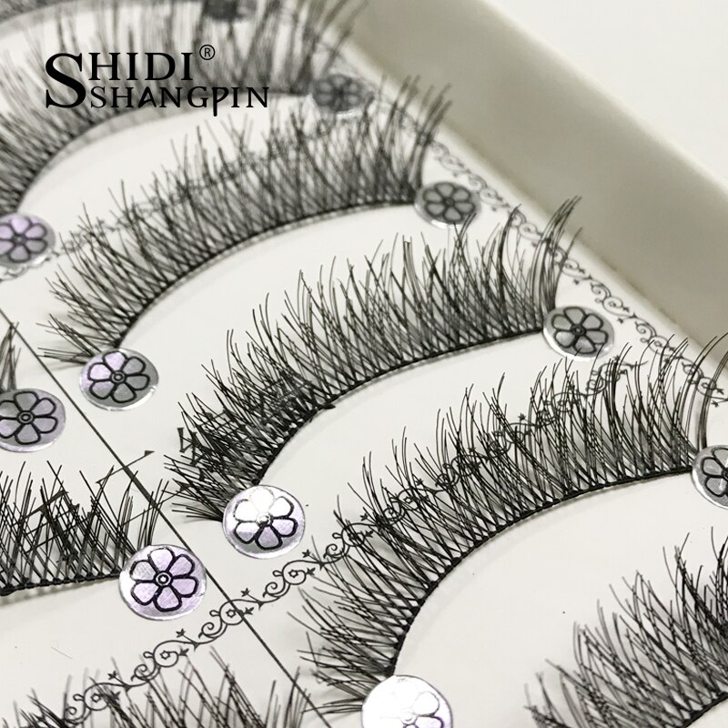 10 Paar Natural Lange Valse Wimpers Met Lash Gule ... – Grandado