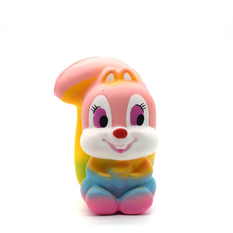 12cm Colorful Squirrel Squishies Slow Rising Squee... – Vicedeal