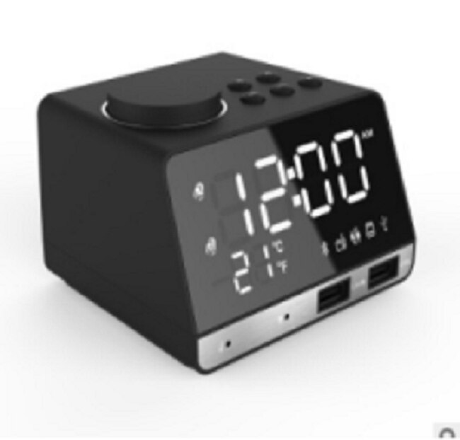 Smart Alarm Clock Radio Bluetooth Speaker Dual Ala... – Grandado