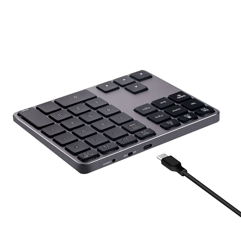 Aluminum Alloy Bluetooth Wireless Numeric Keypad 3... – Grandado