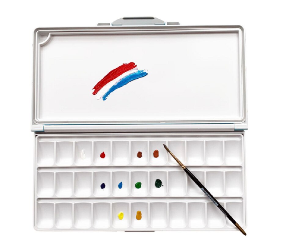 33 Grid Aquarel Hydraterende Kleur Doos Massief Ac... – Grandado