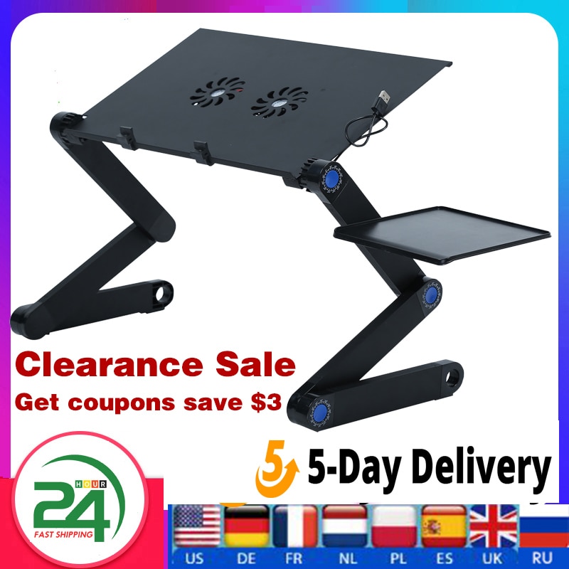 Laptop Table Stand With Adjustable Folding Ergonom... – Grandado