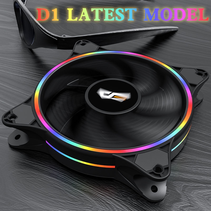 Aigo D1 Pc Case Fan Cooler Cooling Led Voor Comput... – Vicedeal