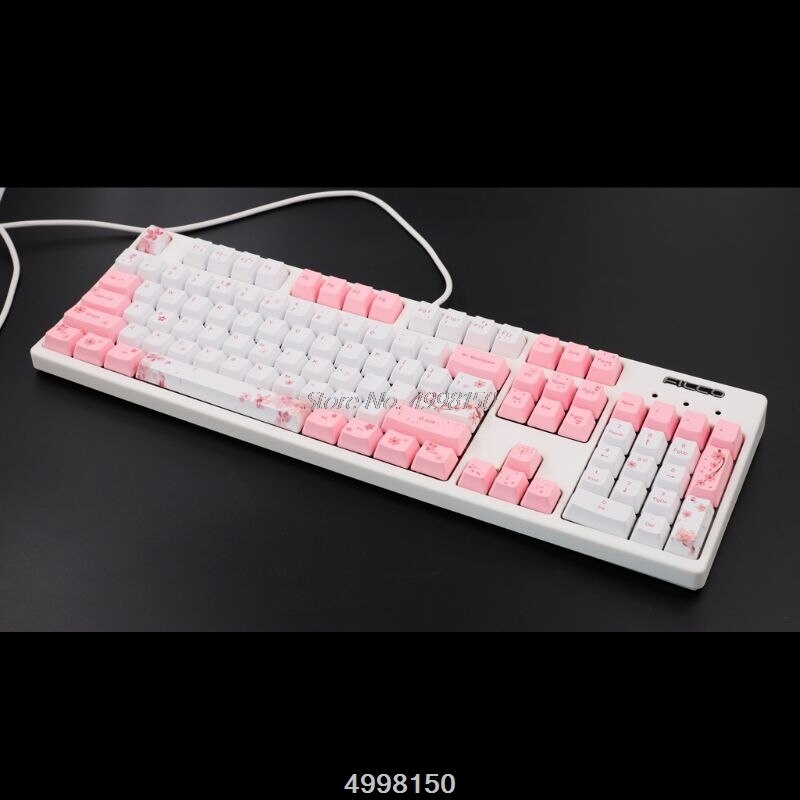 OEM PBT Cherry Blossom Keycap Mechanical Keyboard ... – Grandado