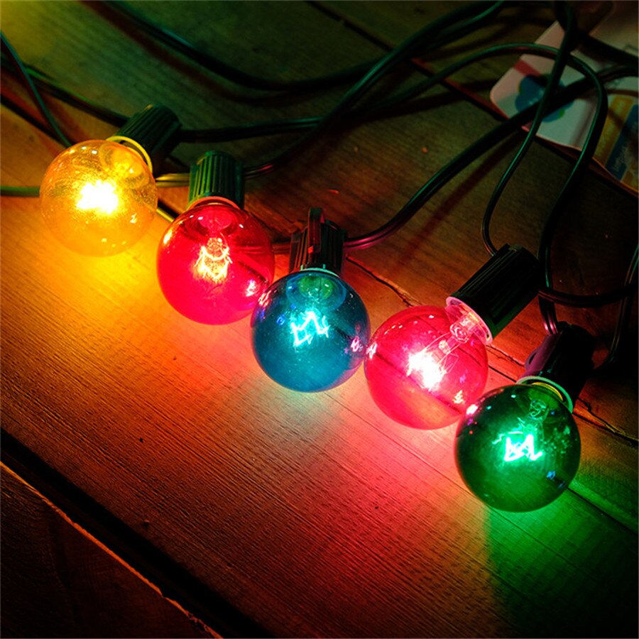 Outdoor String Lights Multicolor 7.5M 25PCS Vintag... – Grandado