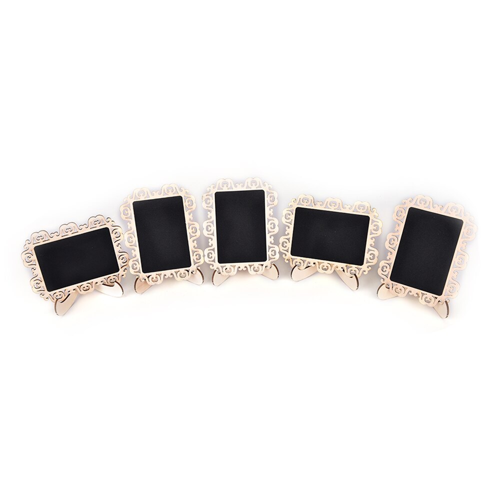 Mini Black Boards With Holders Vintage Lace Hollow... – Grandado