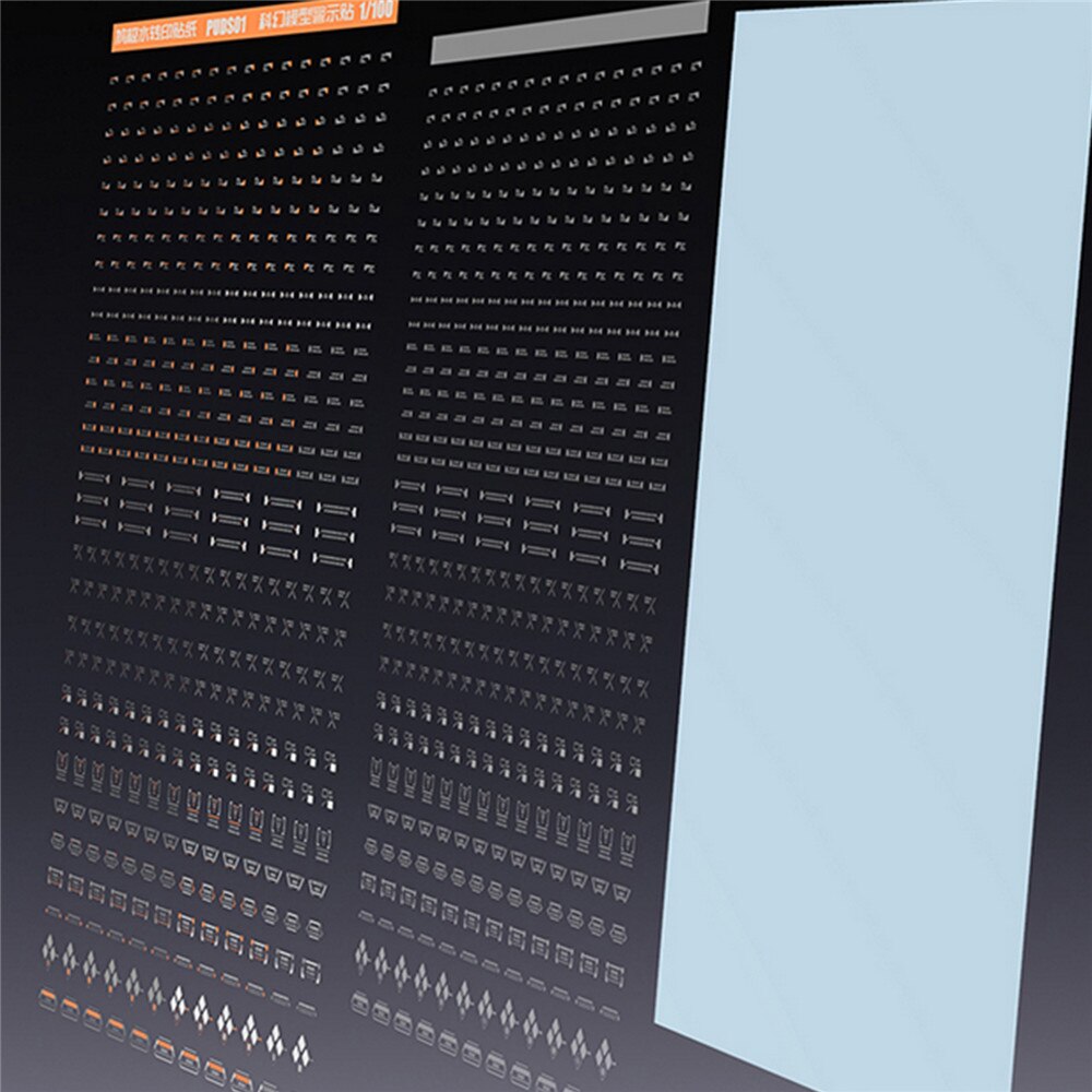 Universal Model Water Slide Decal Warning Sign Sti... – Vicedeal