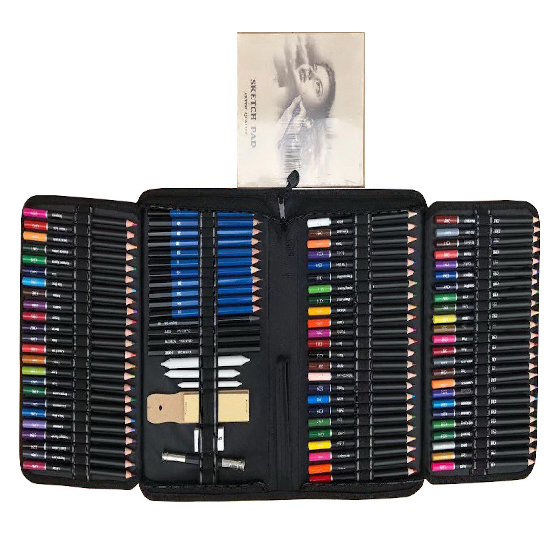 144-color water-soluble color lead students sketch... – Vicedeal