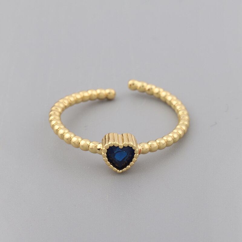 Anillos de amor para mujer, arcoíris de Color dora... – Grandado