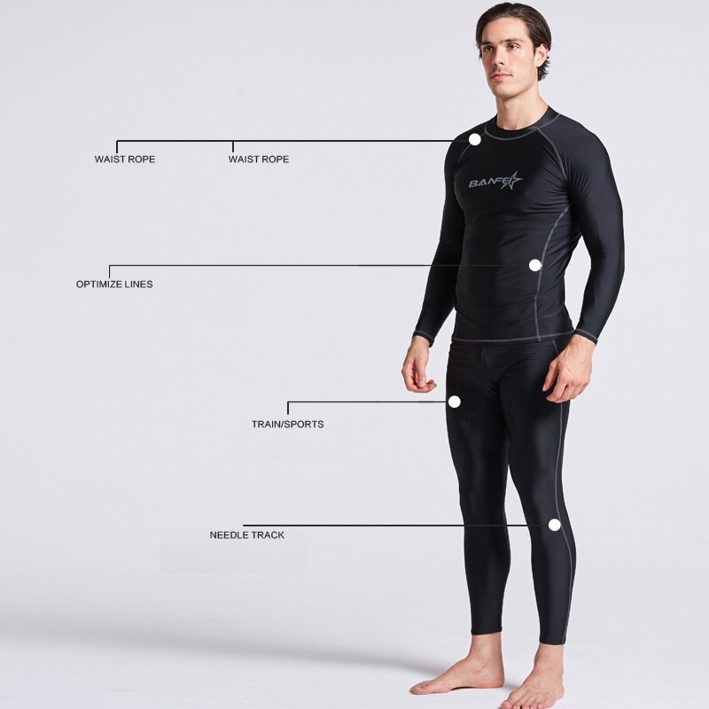 One Set Waterproof Quick Dry Long Sleeves Sun Prot... – Grandado