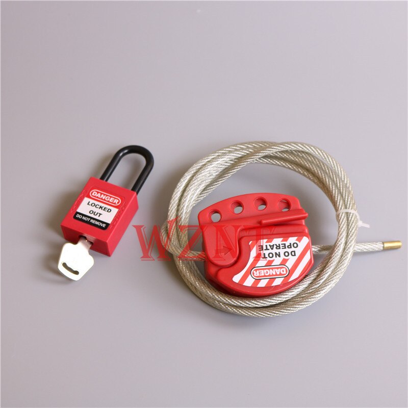 4mm 6mm Multipurpose red cable lockout 2 meters fo... – Grandado