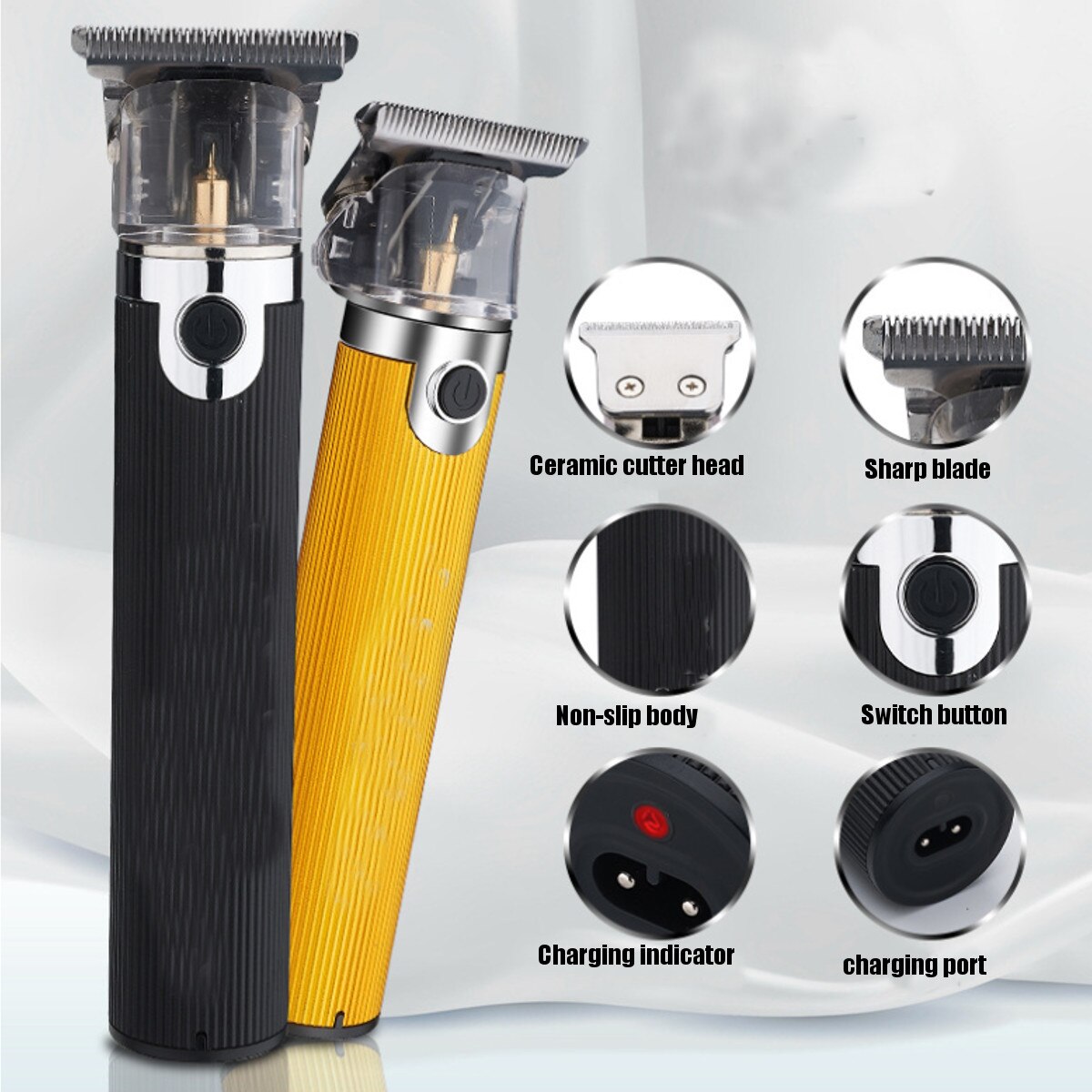 Cordless Hair Trimmer Men rechargeable Hair Clippe... – Vicedeal