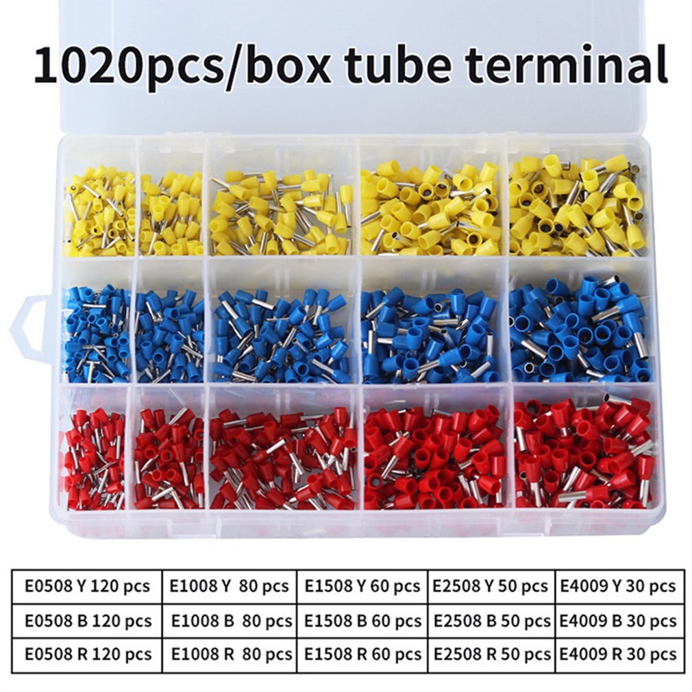 1200X Wire Crimp Connector Cable Cord Pin Ferrule ... – Grandado