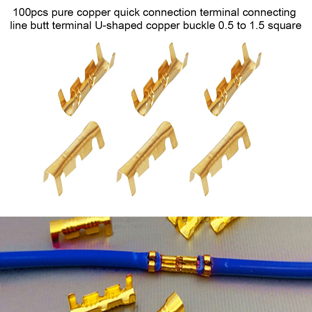 U-shaped Terminal Wire Buckle Tab Inserts Docking ... – Vicedeal