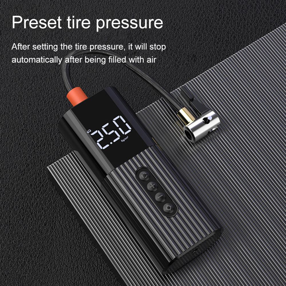 100PSI Car Air Compressor Electric Air pump Protab... – Vicedeal