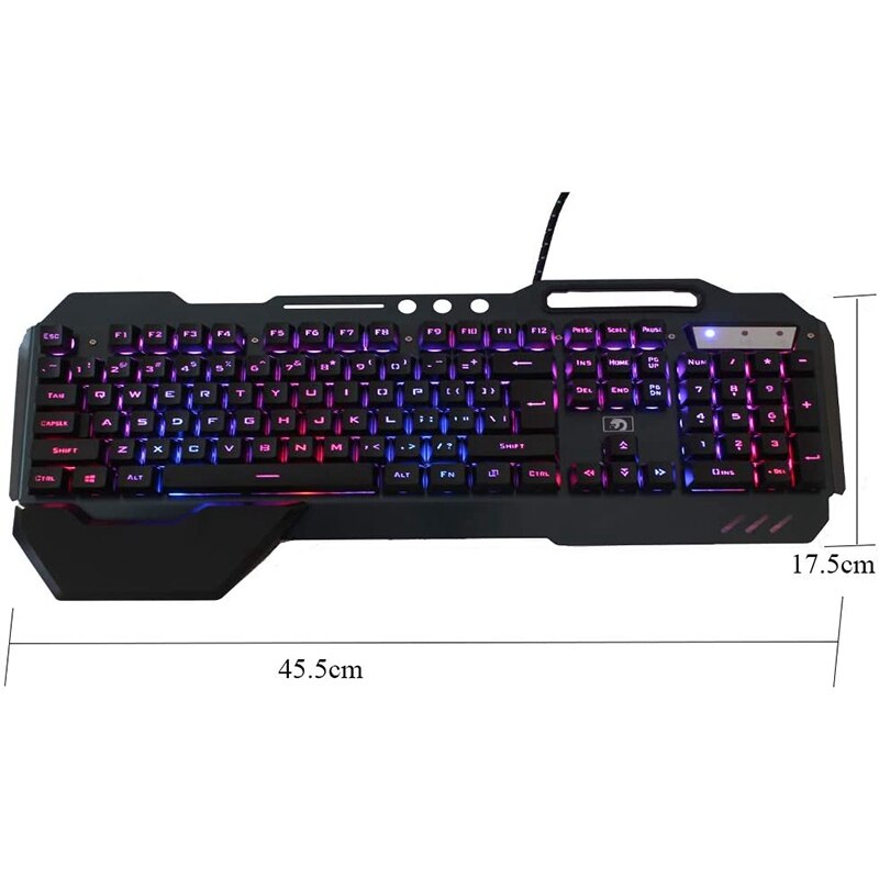 Mechanical RGB Keyboard and Mouse Combo, Adjustabl... – Grandado