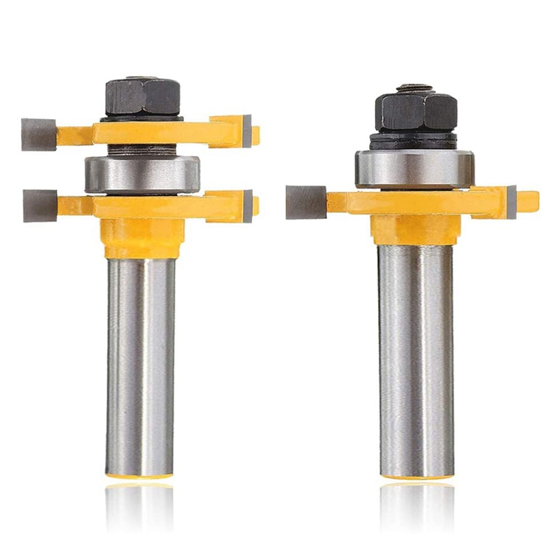 1/2 Inch Shank Matched Tongue Groove Router Bits S... – Vicedeal