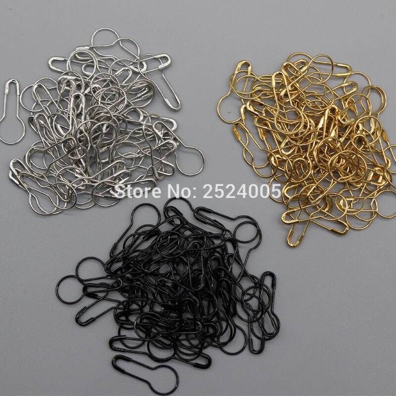 garment copper safety pins/golden black silver tag... – Grandado