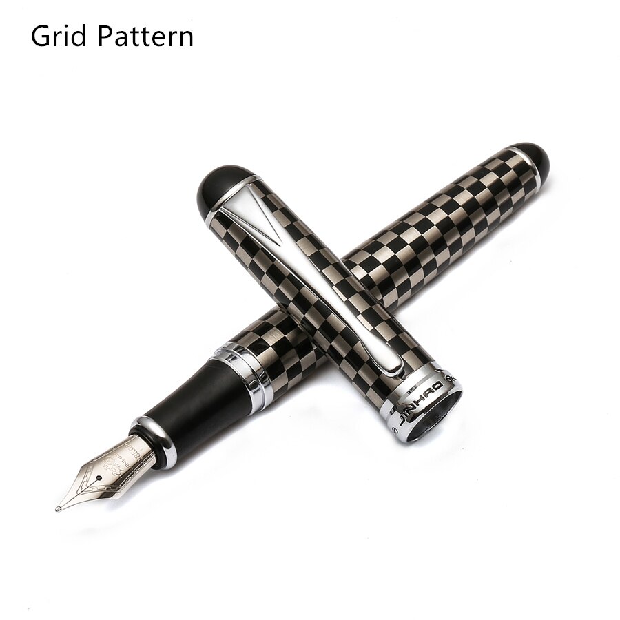 JINHAO 750 Metal Stainless Totem Fountain Pen Silv... – Grandado