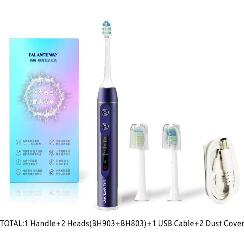 Full LED Screen Electric Toothbrush Mate8 Waterpro... – Vicedeal