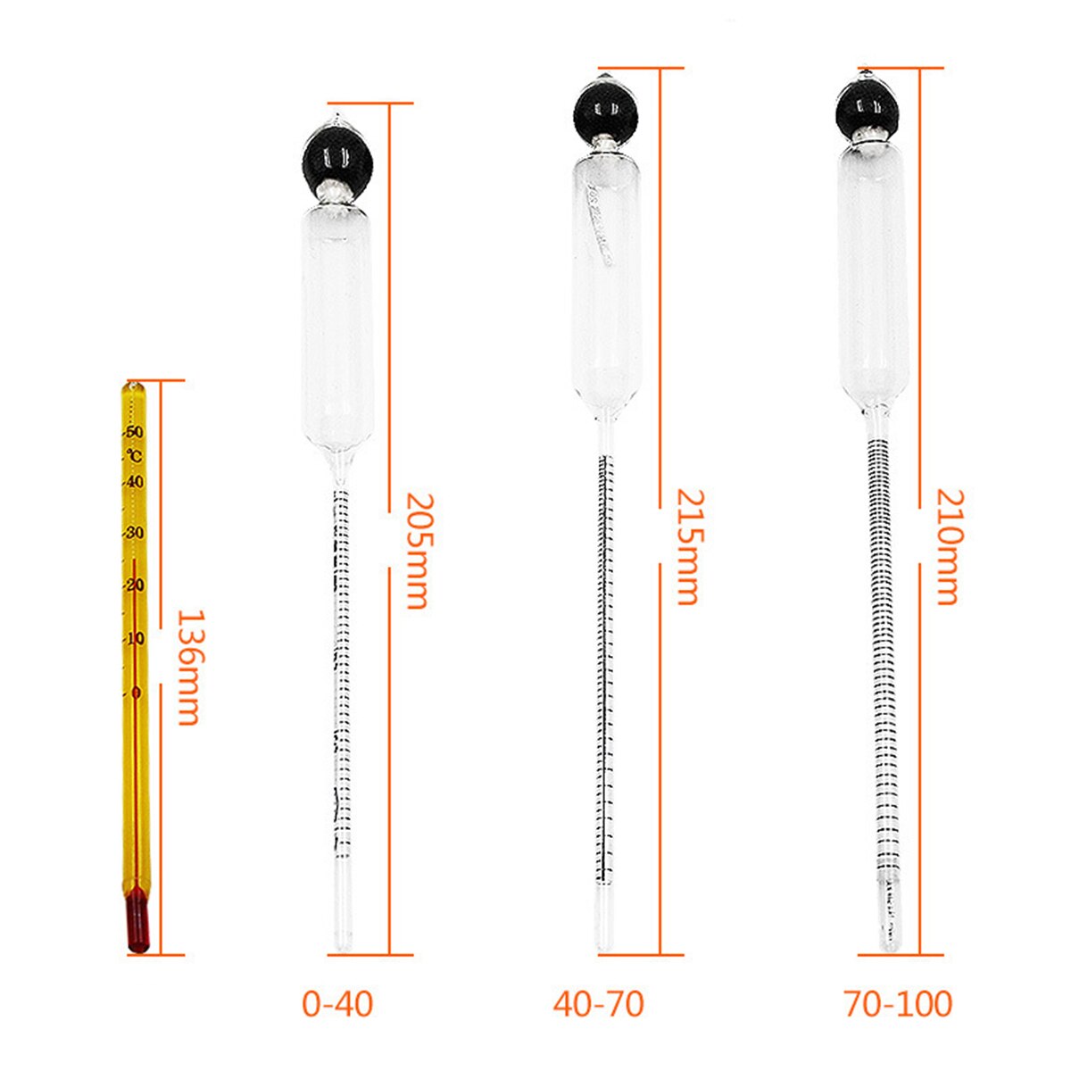 Alcohol Testers Thermometer Alcohol Meter Wine Con... – Grandado
