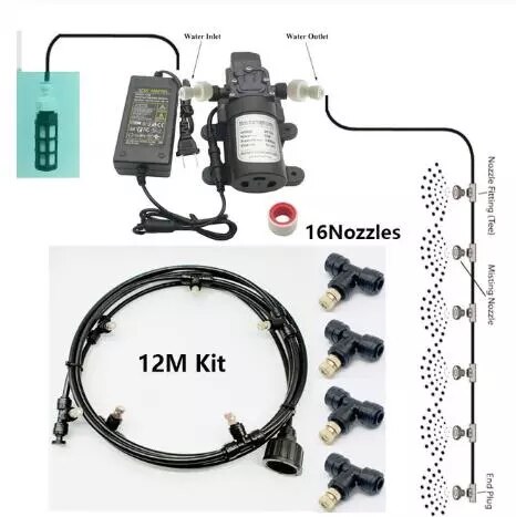 Outdoor nebulizer Misting Cooling system Mist for ... – Grandado