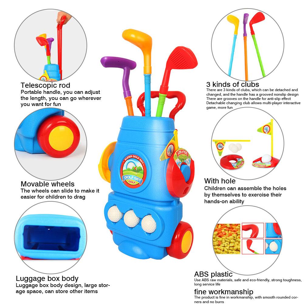 Golf Club Set Golf Play Toy Set Golfer Sport Toy K... – Grandado