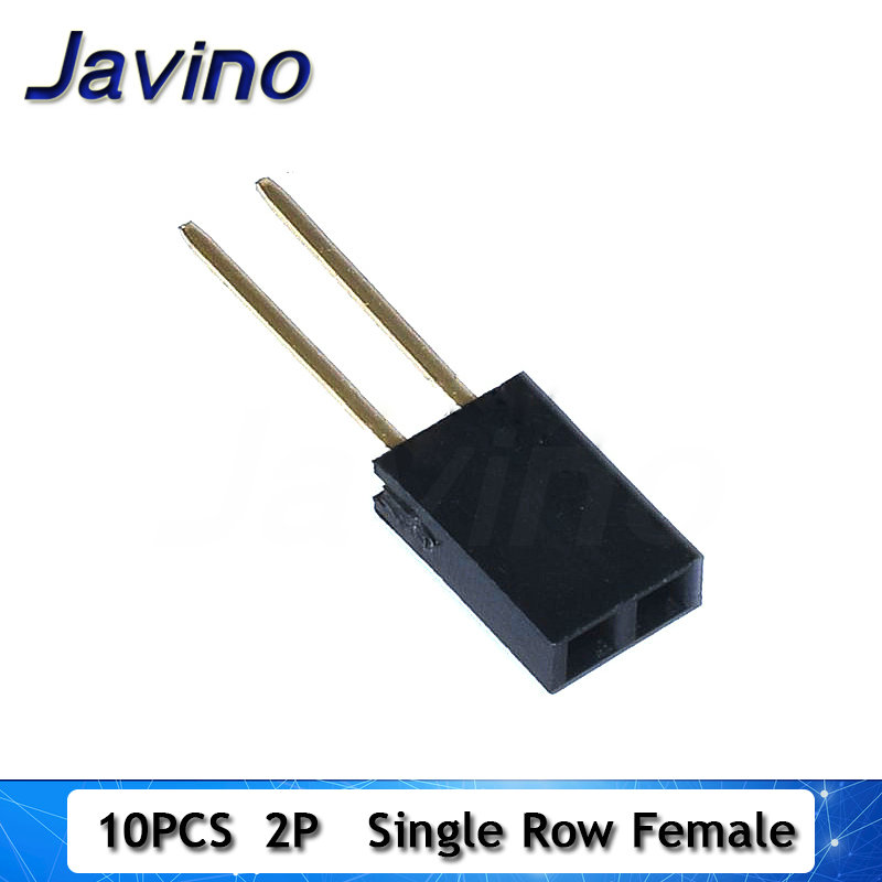 10PCS 2.54mm Single Row Female Long pins 11mm Brea... – Grandado