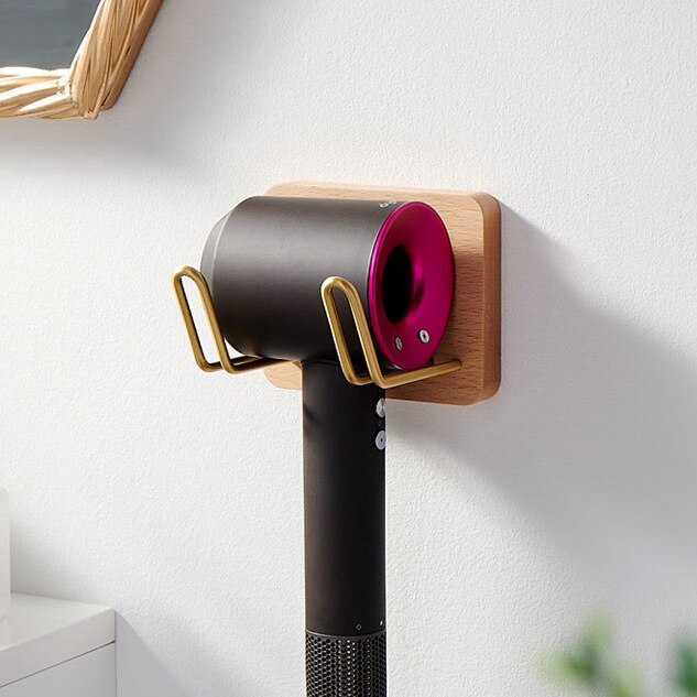 Wall-mounted Walnut Shelf Suitable for Dyson Airwr... – Vicedeal