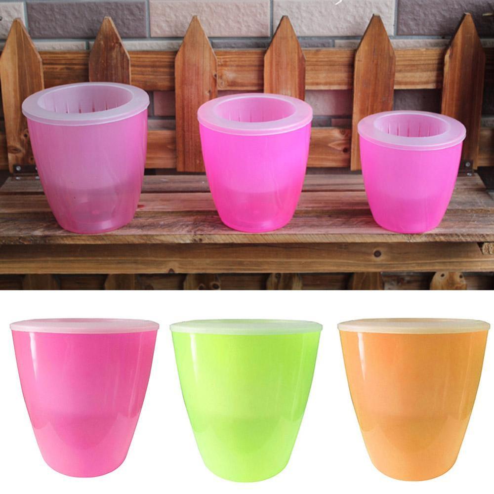 Colorful Flower Planter Plant Pot Home Office Deco... – Grandado