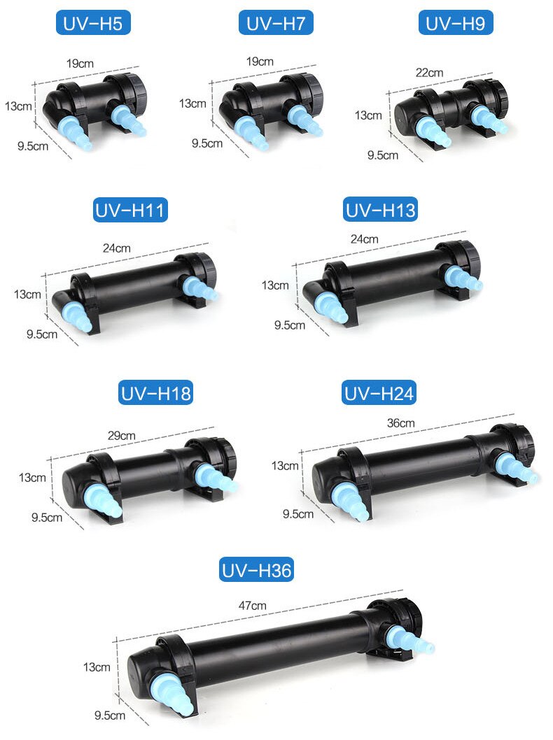 JEBO 220-240V UV Sterilizer Lamp Light Aquarium Po... – Vicedeal