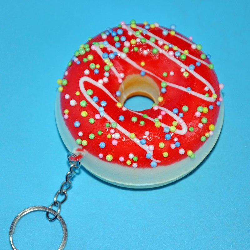1pcs Cute Sweet donut Doughnut Keychain pendantsou... – Grandado