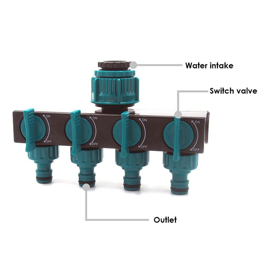 Messing 2-Way Tuin Tap Vrouwelijke 3/4 Y Irrigatie... – Vicedeal