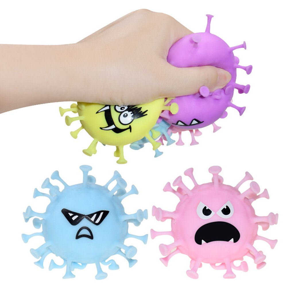 4 Pieces Novelty EVA Squeeze Toy Stress Relief Rel... – Grandado