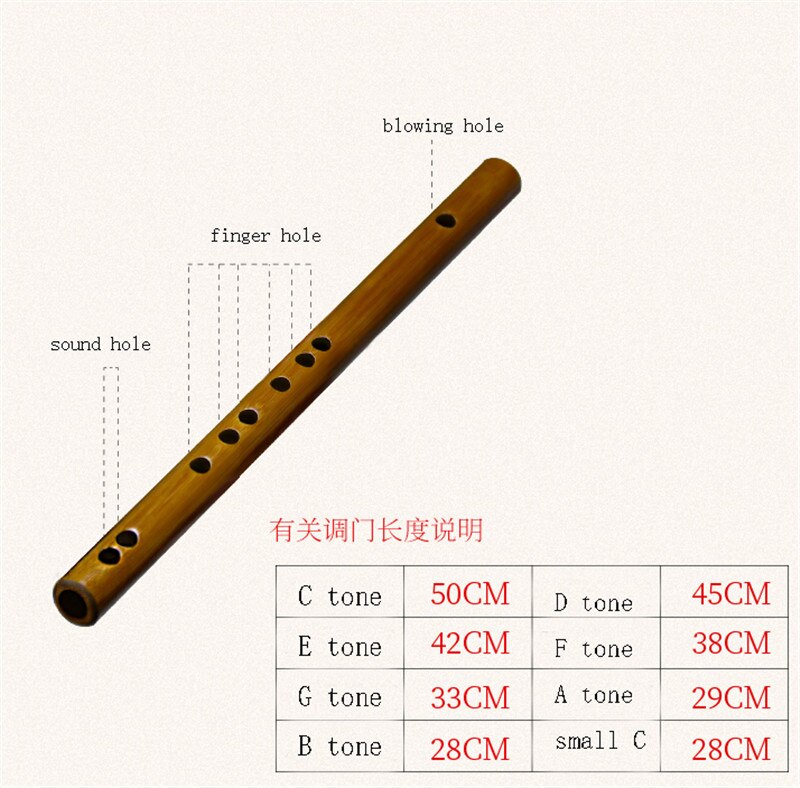 Non-membrane bamboo flute musical instrument ancie... – Grandado